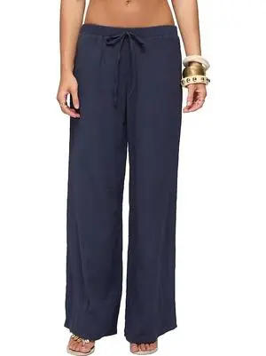 EDIKTED Edikted Viktoria Wide Leg Gauze Pants