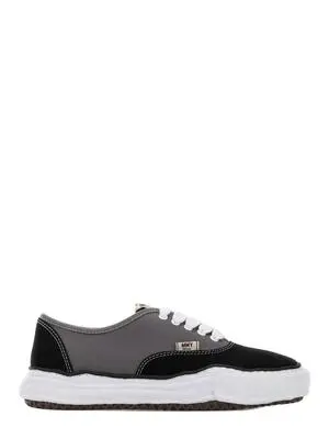 MIHARA YASUHIRO Maison Mihara Yasuhiro Baker OG Bicolour Low Top Canvas Trainers