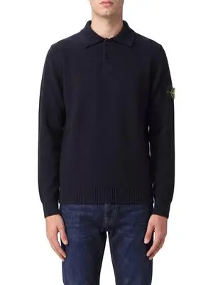 Stone Island Wool Knit Jumper - Navy