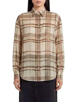 BRUNELLO CUCINELLI Brunello Cucinelli Plaid Shirt