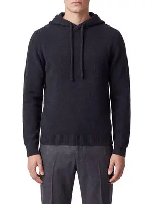 ROBERTO COLLINA Roberto Collina Merino Wool Hoodie Blue
