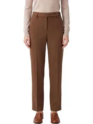 BRUNELLO CUCINELLI Brunello Cucinelli Straight-Fit Stretch Cotton Chino Trousers With Monili Detail