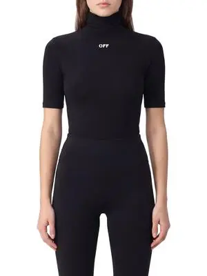 Off-White Slim Fit Stretch-tech Top - Black