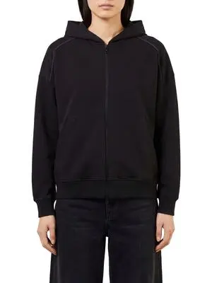Brunello Cucinelli Zip Up Hoodie - Black