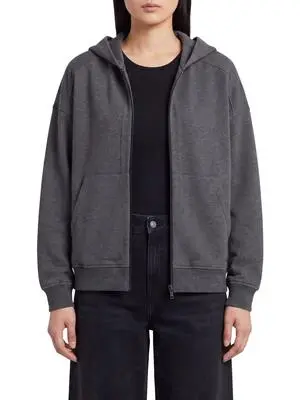 Brunello Cucinelli Zip Up Hoodie - Grey