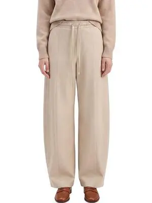 Max Mara Olmo Wide-leg Technical Fabric Jogging Trousers - Grey