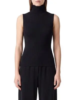 EXTREME CASHMERE EXTREME CASHMERE Sleeveless Turtleneck Top