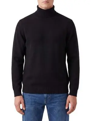 ROBERTO COLLINA Merino Wool Turtleneck Jumper - Black