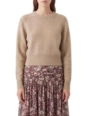 ISABEL MARANT ÉTOILE ISABEL MARANT ÉTOILE Merino Wool And Cashmere Blend Crewneck Jumper