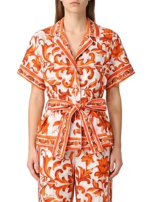 Dolce & Gabbana Cotton Shirt - Orange