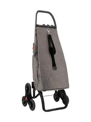 ROLSER Ecosak 6 Wheel Stair Climber Shopping Trolley - Granite