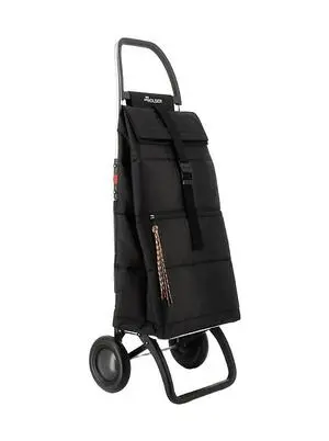 ROLSER Big Polar 2 Wheel Foldable Shopping Trolley - Black