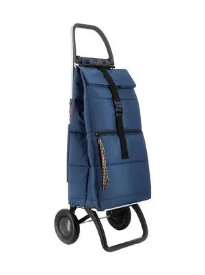 ROLSER Big Polar 2 Wheel Foldable Shopping Trolley - Navy