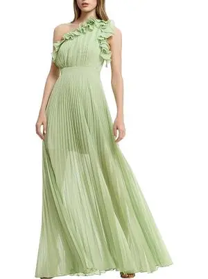 Dress The Population Vida Gown - Sage