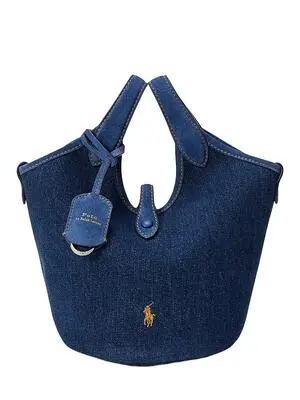 POLO RALPH LAUREN Polo Ralph Lauren Small Denim Tote Bag