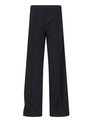 COURREGES Tailored Wide-leg Trousers - Black