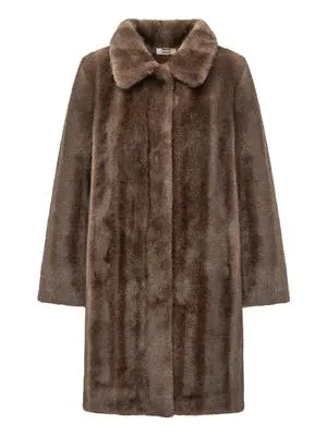 VALENTINI 1972 Faux Fur Jacket - Chocolate