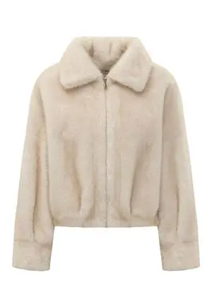 VALENTINI 1972 VALENTINI 1972 Eco Mink-Style Zip-Up Jacket
