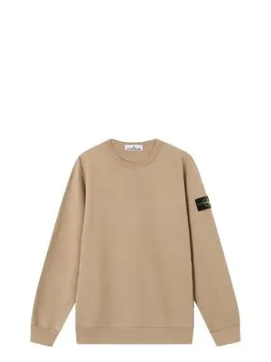 Stone Island Stone Island Ribbed Knit Sweatshirt Beige