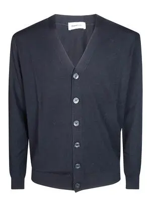DIANA STUDIO V-neck Button-front Cardigan - Nero