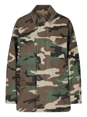 NILI LOTAN NILI LOTAN Camouflage Cotton Field Jacket