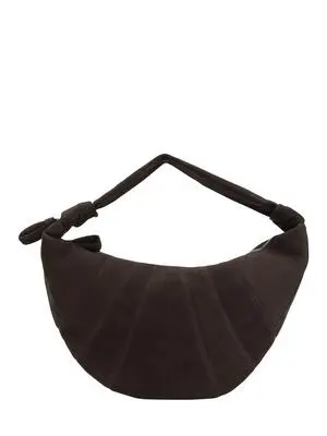 LEMAIRE Leather Croissant Shoulder Bag - Brown