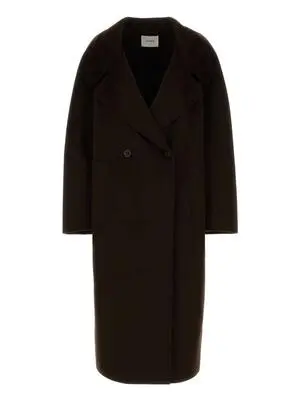 LISA YANG Double-button Wool-cashmere Jacket - Darkoak