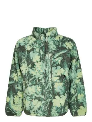 The North Face Extreme Pile 2 Full-zip Jacket With Stand Collar And Zip Up - Verde
