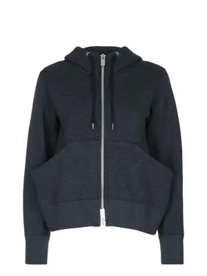Sacai Sponge Sweat Hoodie - Cgray