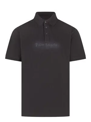 PALM ANGELS PALM ANGELS Logo Spray Regular Polo