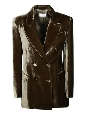 PAROSH Double-breasted Jacket - Beige
