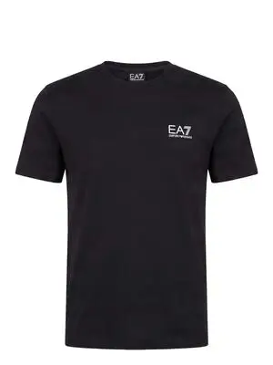 EA7 S Logo Crewneck T-shirt - Black
