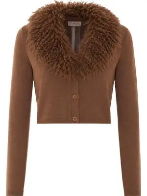 TWINSET Cropped Knit Cardigan - No