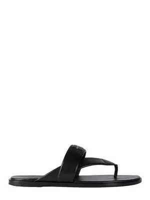 Givenchy Leather Thong Sandals - Black