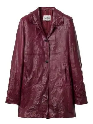 MIU MIU Miu Miu Leather Coat