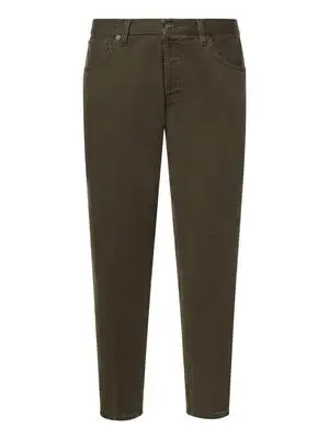 DONDUP Tapered Cropped Jeans - Green