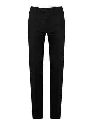 Bottega Veneta High Waisted Tailored Trousers - Black