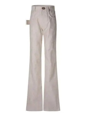 Bottega Veneta High-waisted Flared Trousers - No