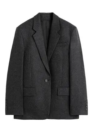 TOTEME Lapel Long-sleeved Suit Jacket - Black