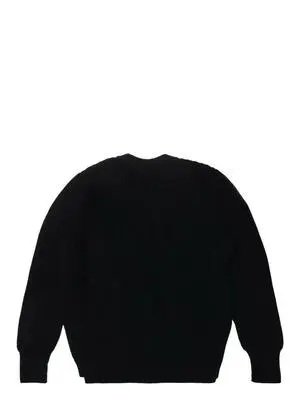 Comme Des Garçons Ribbed-knit Raglan-sleeve Sweater - Blue