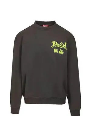 DIESEL® Diesel Graphic Print Sweatshirt Black