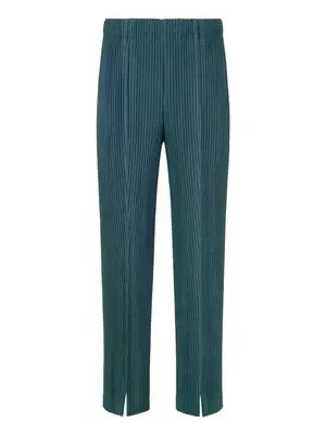 Issey Miyake Tailored Pleats Trousers - Blue