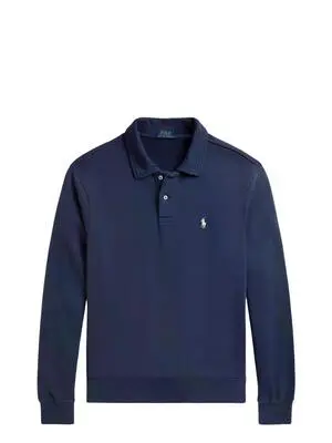 Polo Ralph Lauren Loopback Fleece Collared Sweatshirt - Blue