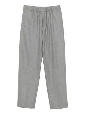 LARDINI Elasticated Waistband Trousers - Grey