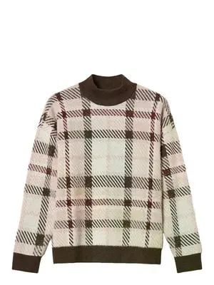 TWINSET Chequered Jacquard Jumper - Neutrals