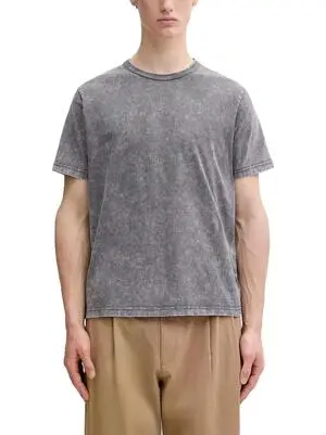 BEAMS Acid-wash T-shirt - Black