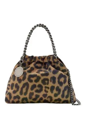STELLA MCCARTNEY Stella McCartney Mini Falabella Leopard-Print Tote Bag