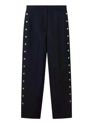 Stella McCartney Stella McCartney Embellished Wide-Leg Trousers Blue