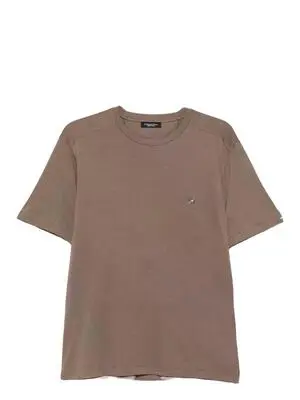 Stefano Ricci Logo-plaque T-shirt - Brown