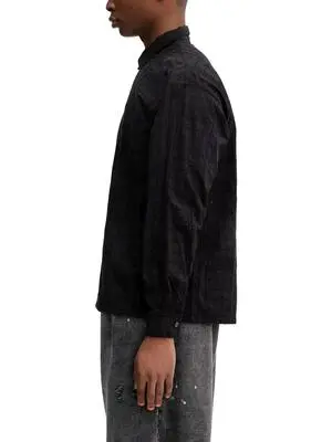 BEAMS Broderie-anglaise Long-sleeve Shirt - Black